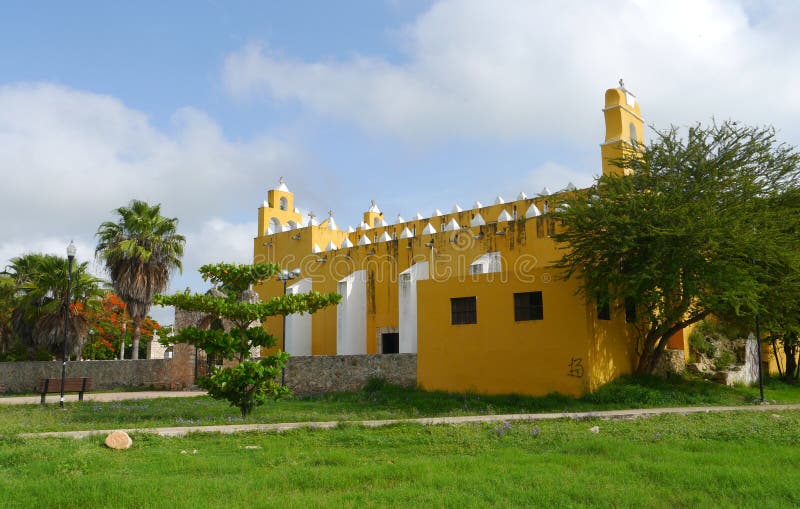 Mexico Church Cathedral Merida Colonial Architecture Historial Yucatan ...