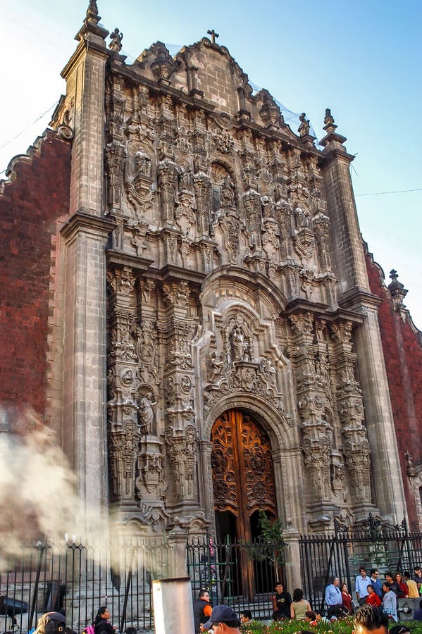 Mexico City Cathedral editorial stock photo. Image of history - 32785758