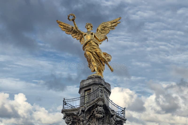 Indipendence Monument, Mexico City Editorial Image - Image of columna ...