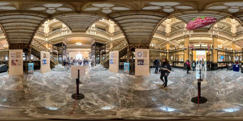 Mexico City, Inside the Ancient Post Office Editorial Stock Photo ...
