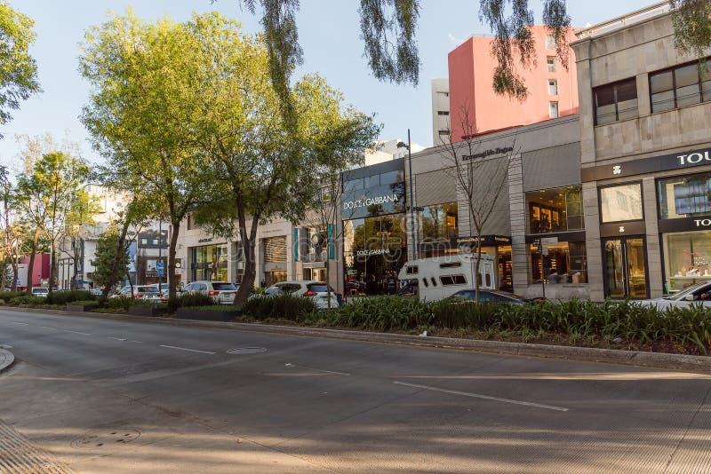 Mexico City - Polanco Streets Editorial Photo - Image of building ...