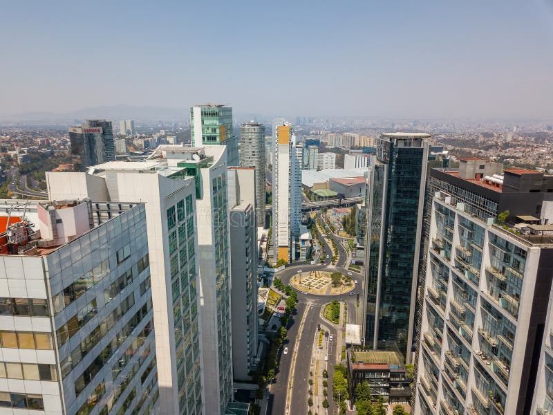 Mexico City - Santa Fe - Panoramic View Editorial Photography - Image ...