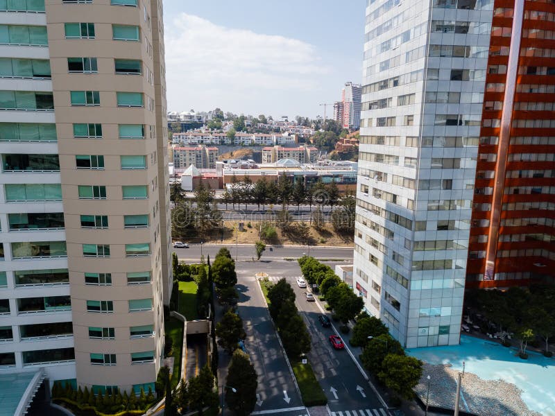 Mexico City - Santa Fe - Panoramic View Editorial Photography - Image ...