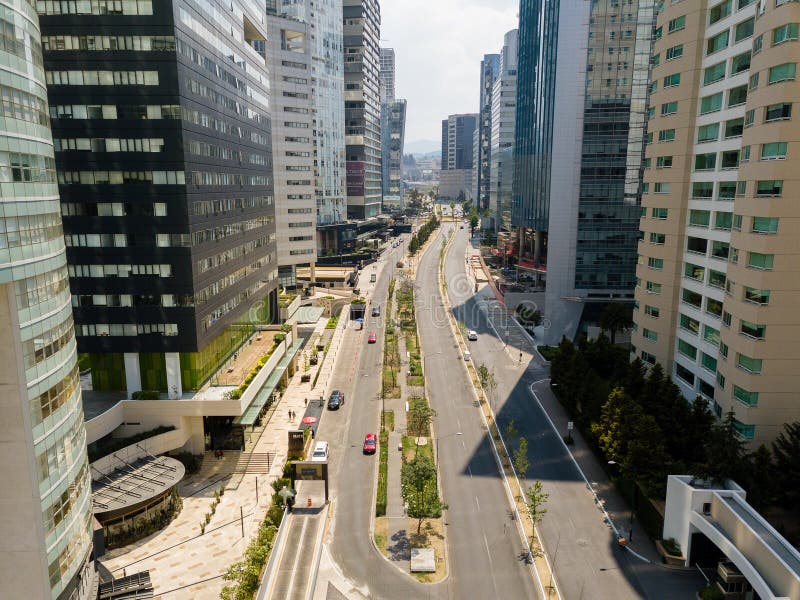 Mexico City - Santa Fe - Panoramic View Editorial Stock Photo - Image ...