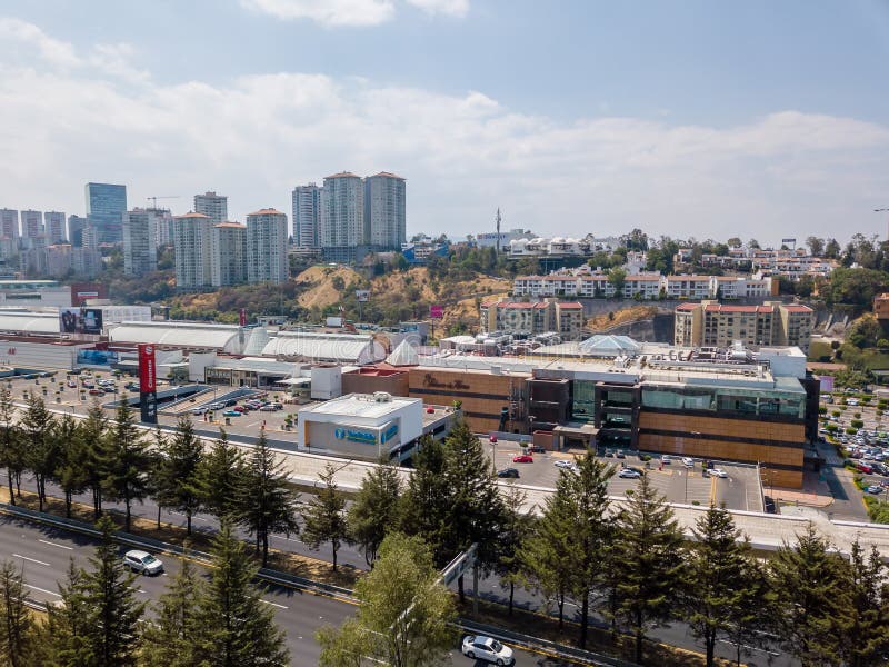 Mexico City - Santa Fe - Panoramic View Editorial Photo - Image of ...