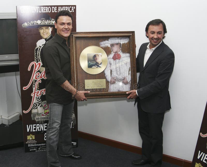 MEXICO CITY Singer Pedro Fernandez Editorial Photography - Image of ...