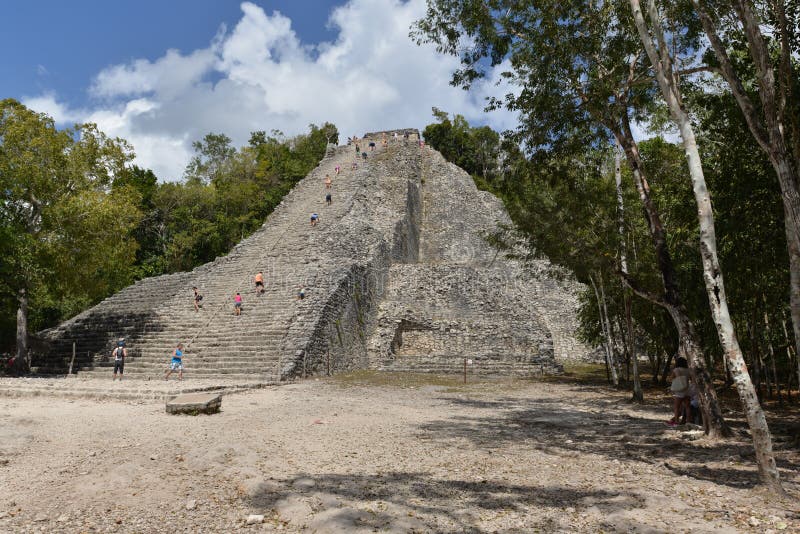 Mexico, Coba editorial photography. Image of ruin, yucatan - 55236357
