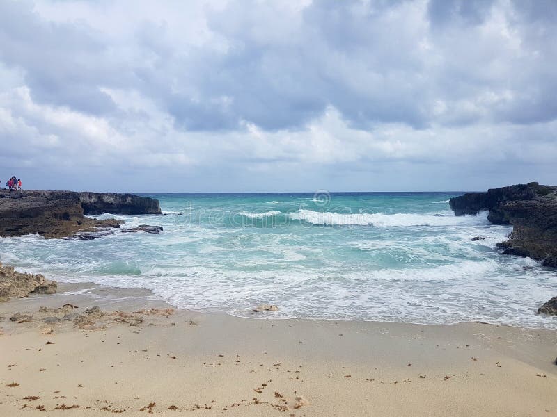 Mexico, Cozumel Letters at the Central Plaza Near Ocean Malecon and ...