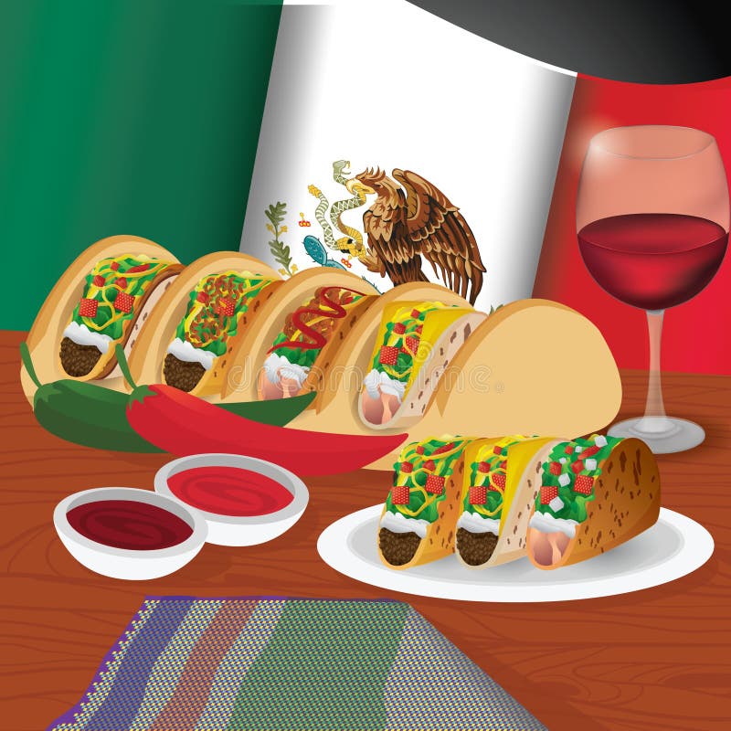 Mexico Design. Vector Illustration Decorative Design Stock Vector ...