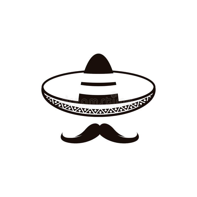 Mexico Hat Icon Vector Illustration Stock Vector - Illustration of ...