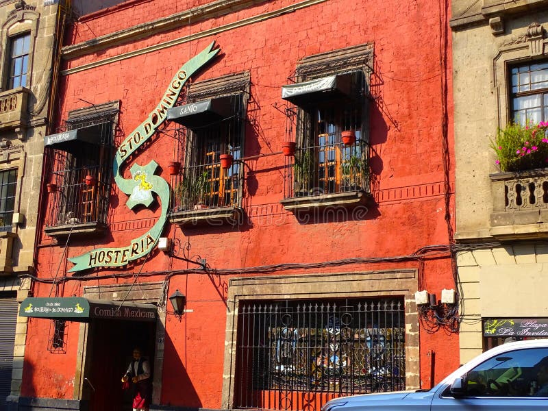 Mexico City, Building Facade Editorial Photo - Image of interior, house ...