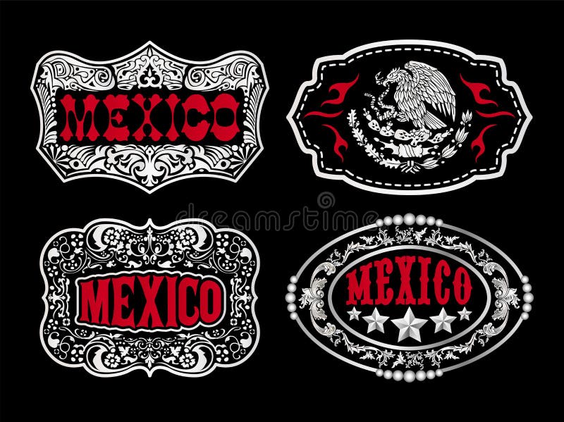 Mexico Label Emblem Vector Master Collection Design. Stock Vector ...