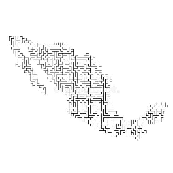 Black Mexican Maze Stock Illustrations – 115 Black Mexican Maze Stock ...