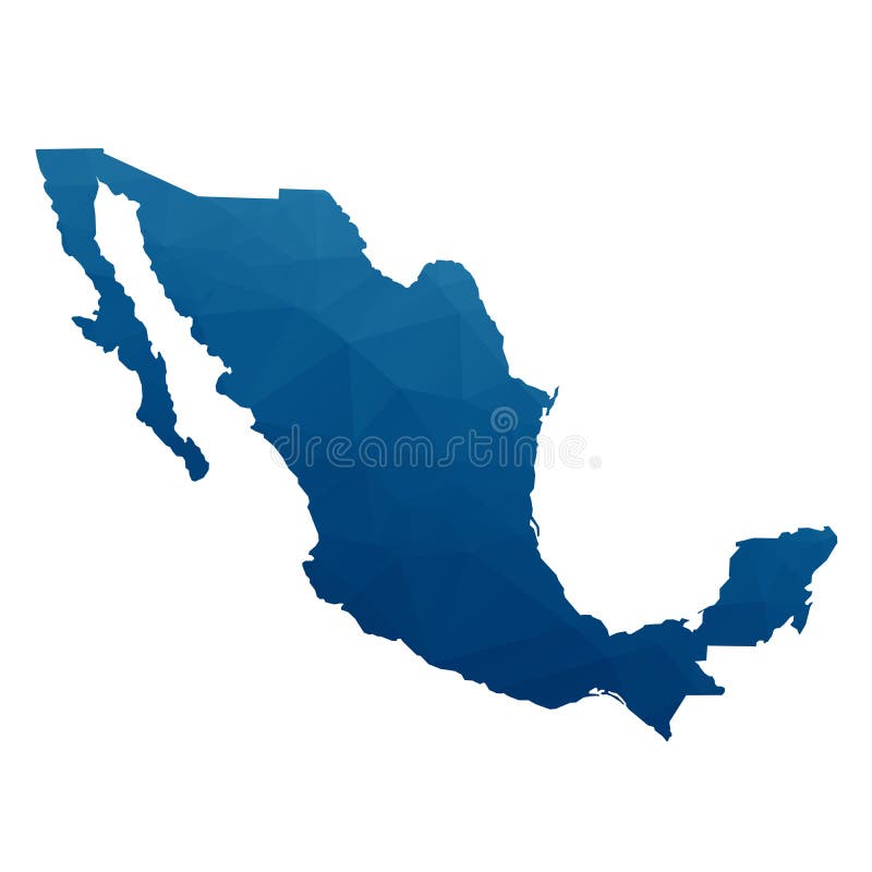 Mexico Map Low Poly Stock Illustrations – 139 Mexico Map Low Poly Stock ...