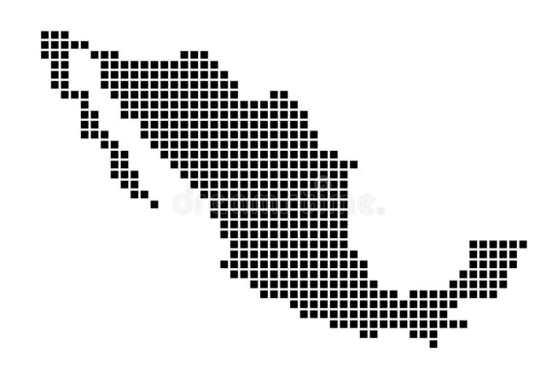 Mexico Pixel Map Stock Illustrations – 145 Mexico Pixel Map Stock ...