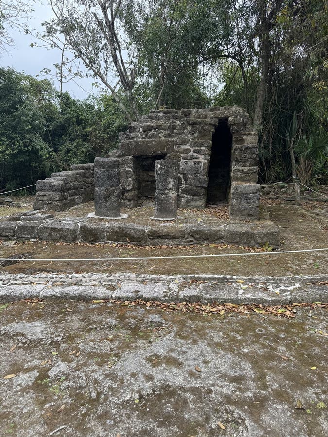 Mexico Mayan Ruins Original Structure Stock Image - Image of kings ...