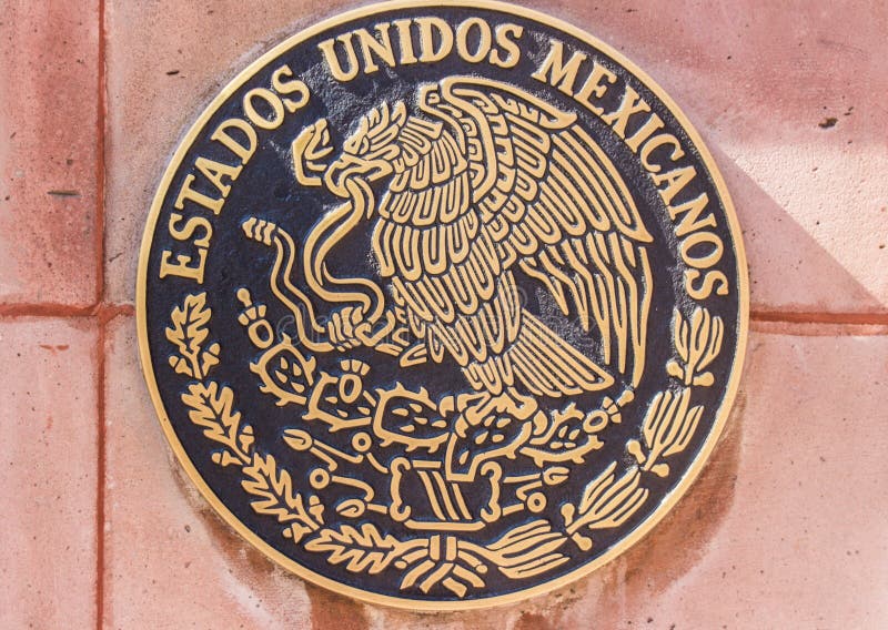 Mexico National Emblem editorial photography. Image of national - 102051022