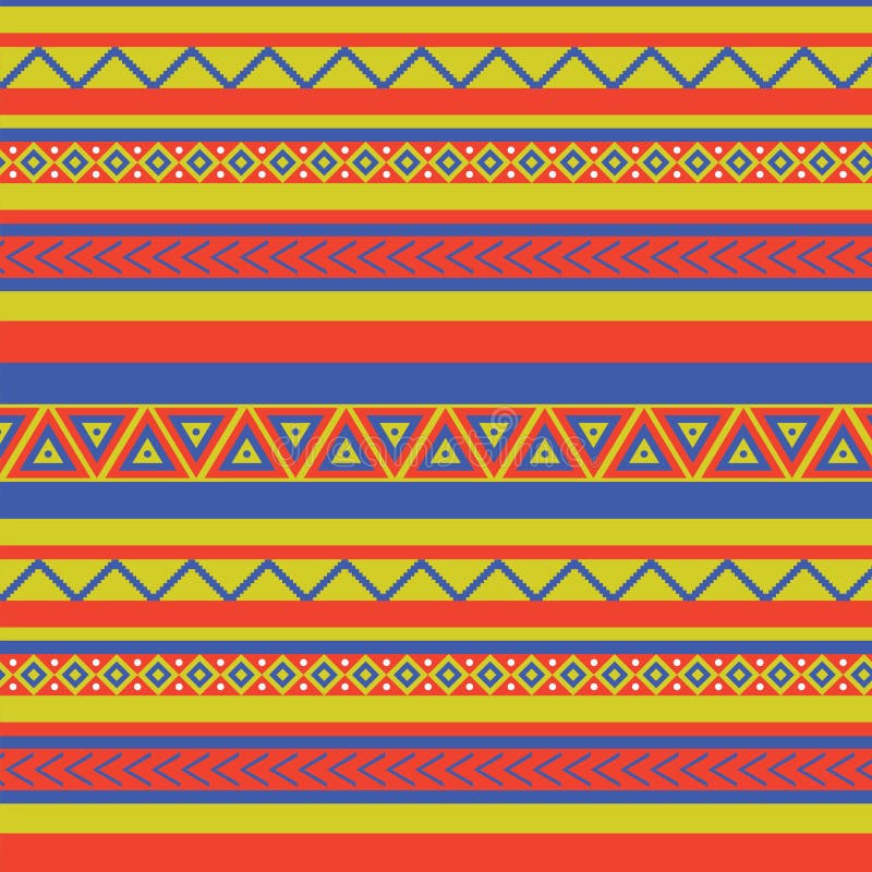 Mexico pattern stock vector. Illustration of aztec, decor - 40697945