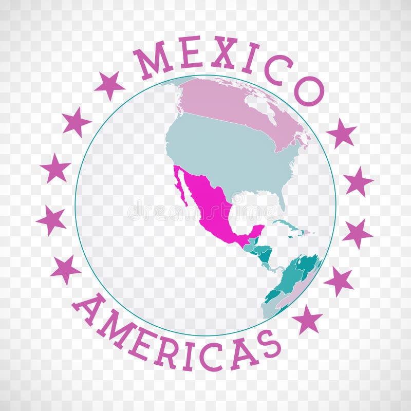 Mexico round logo. stock vector. Illustration of insignia - 176551371