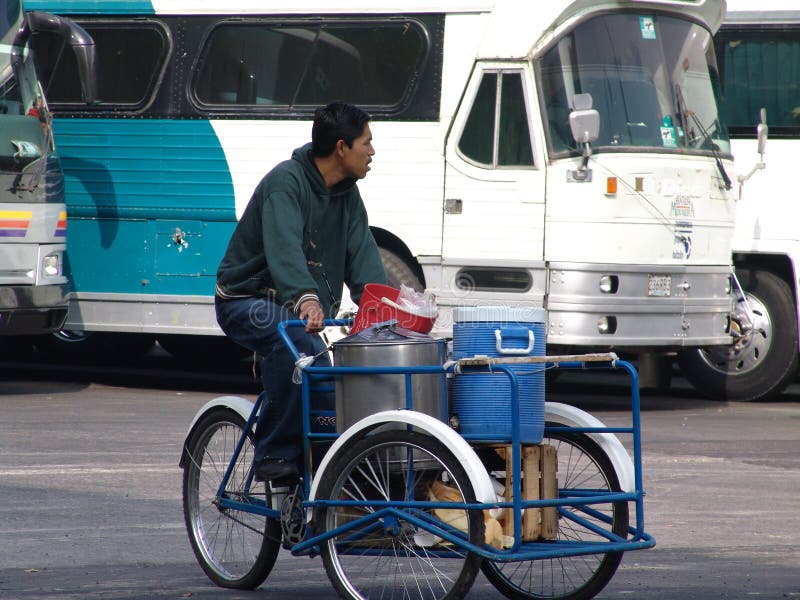 Mexico Rue De Mexico Marchand Ambulant Image stock éditorial - Image du ...