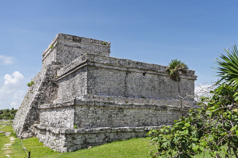 Mexico - Yucantan Peninsula - Tulum - Archeological Site - the Castle ...