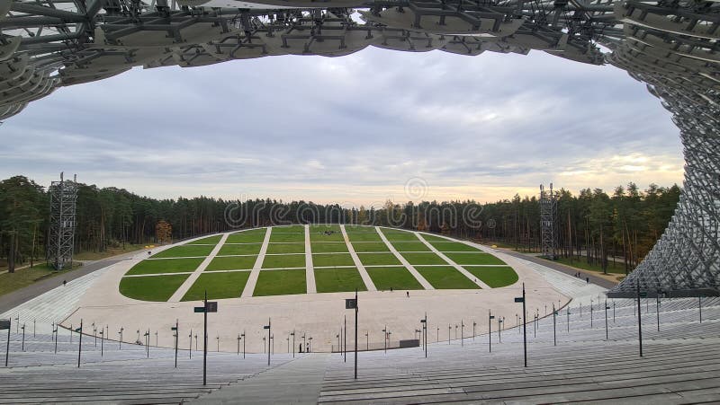 Mezaparks& X27; Great Arena from Stage Viewpoint Editorial Stock Image ...