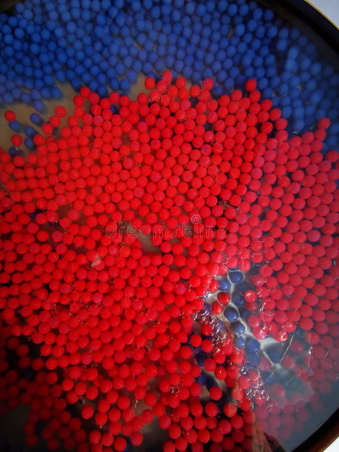 Mezcla De Colores Rojo Y Azul Imagen de archivo - Imagen de colorido ...