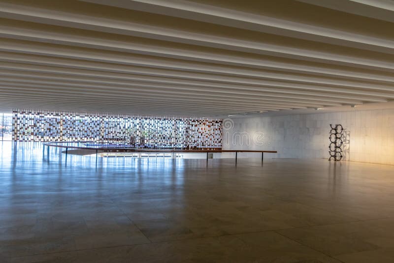 Mezzanine à L'intérieur De Palais D'Itamaraty - Brasilia, Distrito ... Mezzanine à L'intérieur De Palais D'Itamaraty - Brasilia, Distrito ...