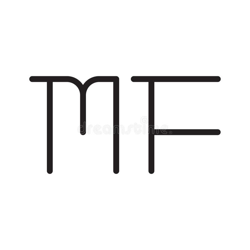 Mf Initial Letter Vector Logo Icon Stock Vector - Illustration of ...