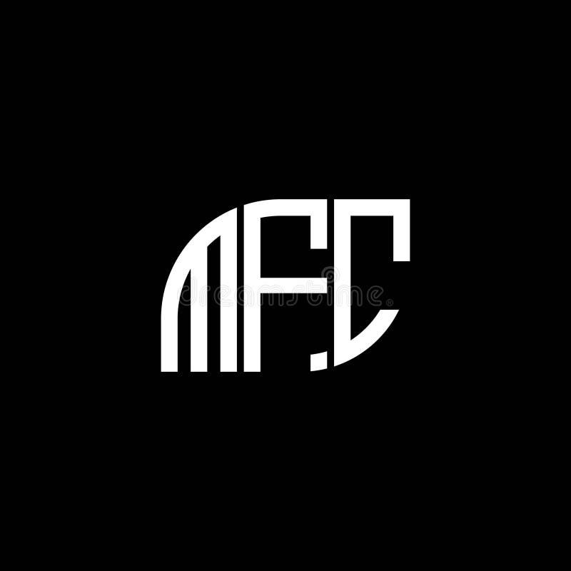 MFC Letter Logo Design on Black Background. MFC Creative Initials ...