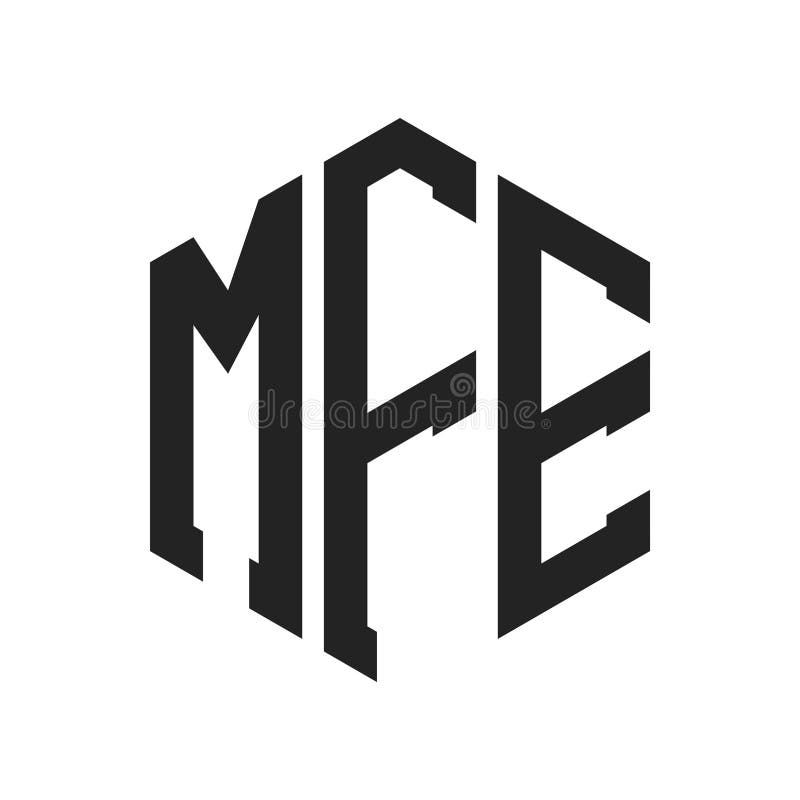 MFE Logo Design. Initial Letter MFE Monogram Logo Using Hexagon Shape ...
