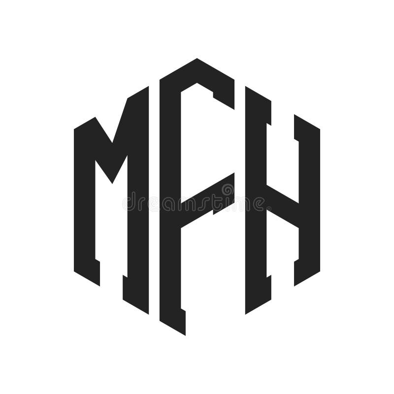 MFH Logo Design. Initial Letter MFH Monogram Logo Using Hexagon Shape ...