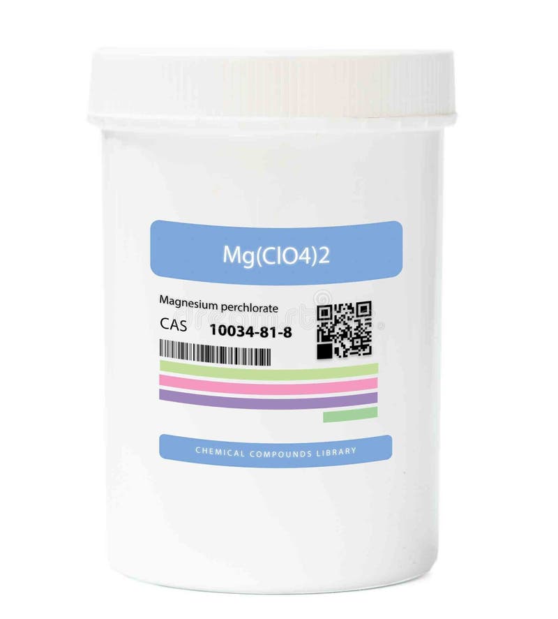 Mg(ClO4)2 - Magnesium Perchlorate Stock Image - Image of number ...