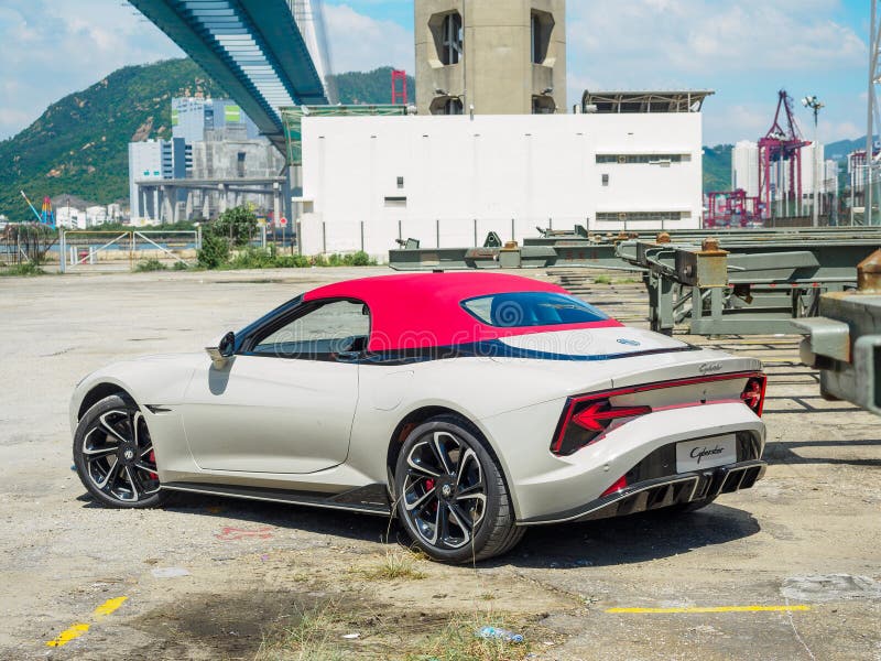 MG Cyberster EV Test Drive editorial image. Image of automotive - 353992670