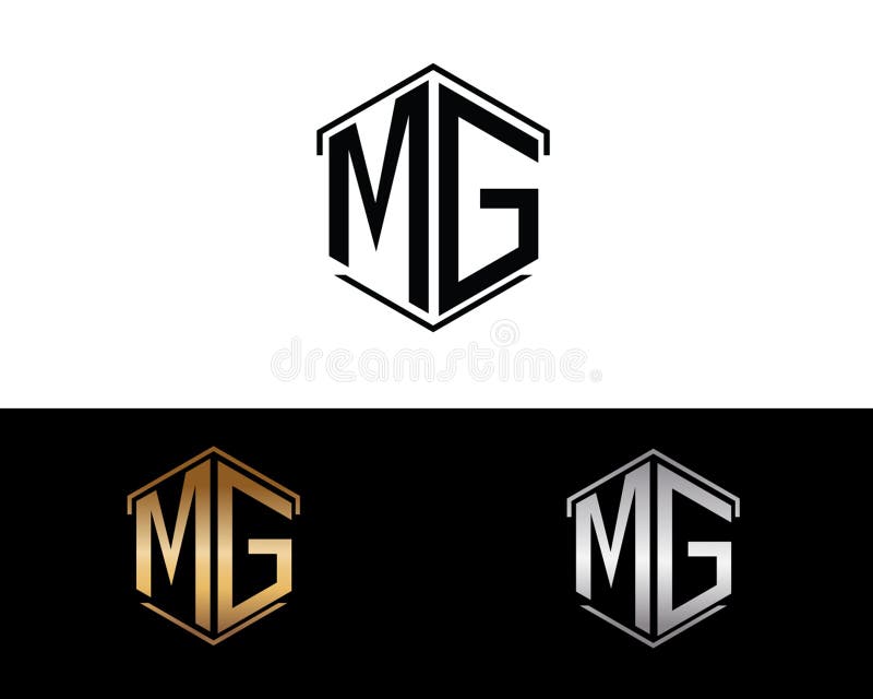 MG Letter Initial with Royal Template.elegant with Crown Logo Vector ...