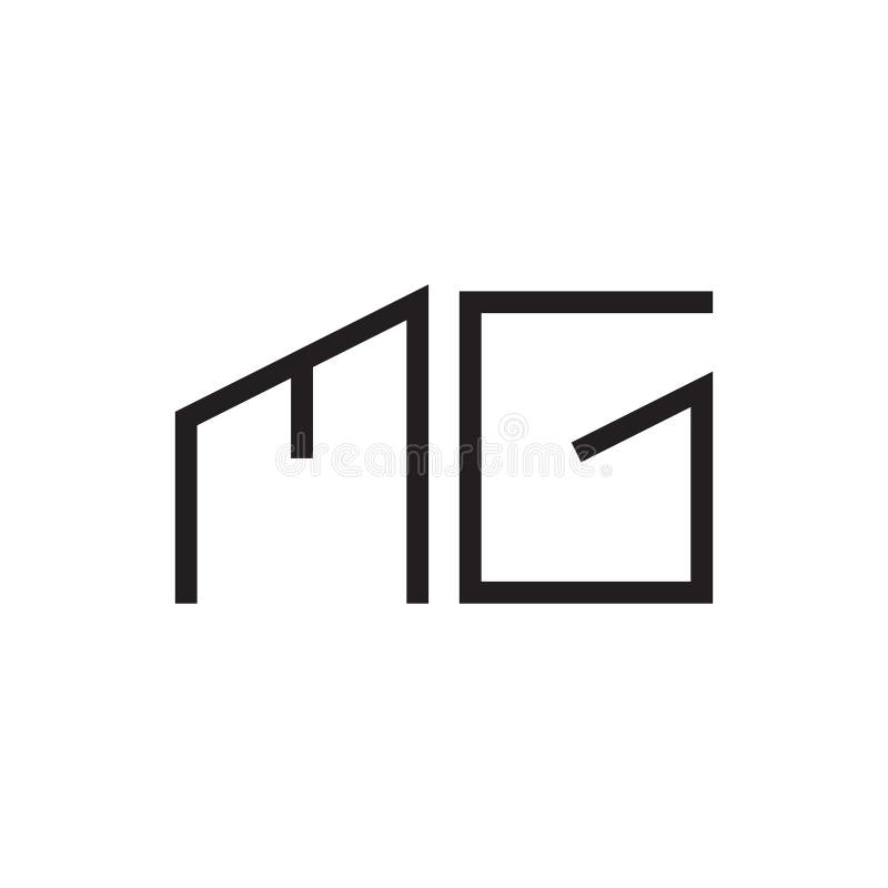 Mg Initial Letter Vector Logo Icon Stock Vector - Illustration of ...