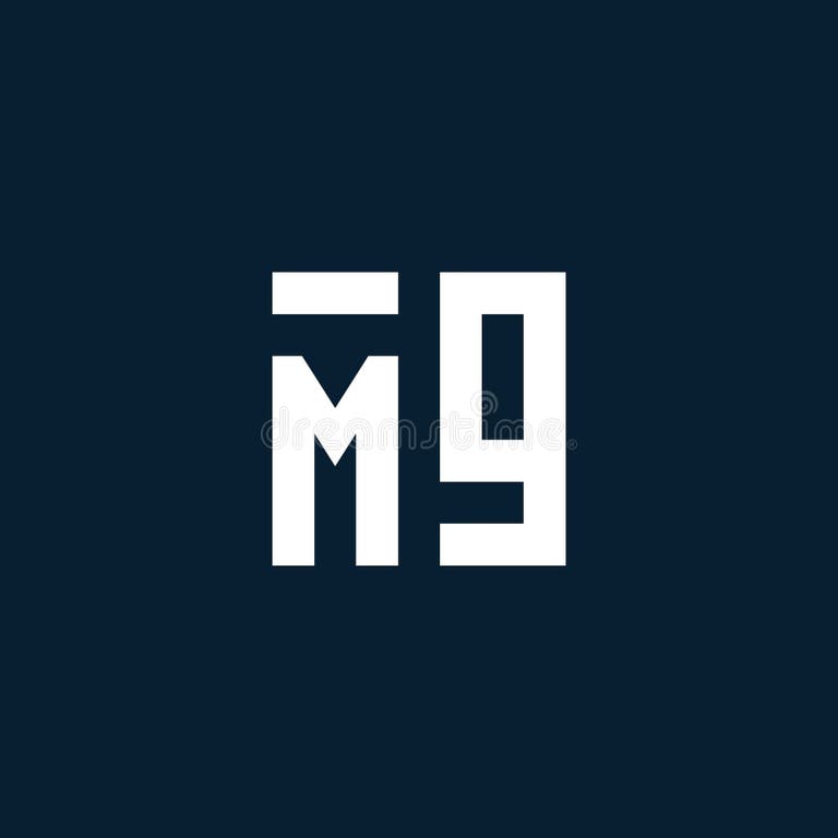 MG Initial Monogram Logo with Geometric Style Stock Vector ...