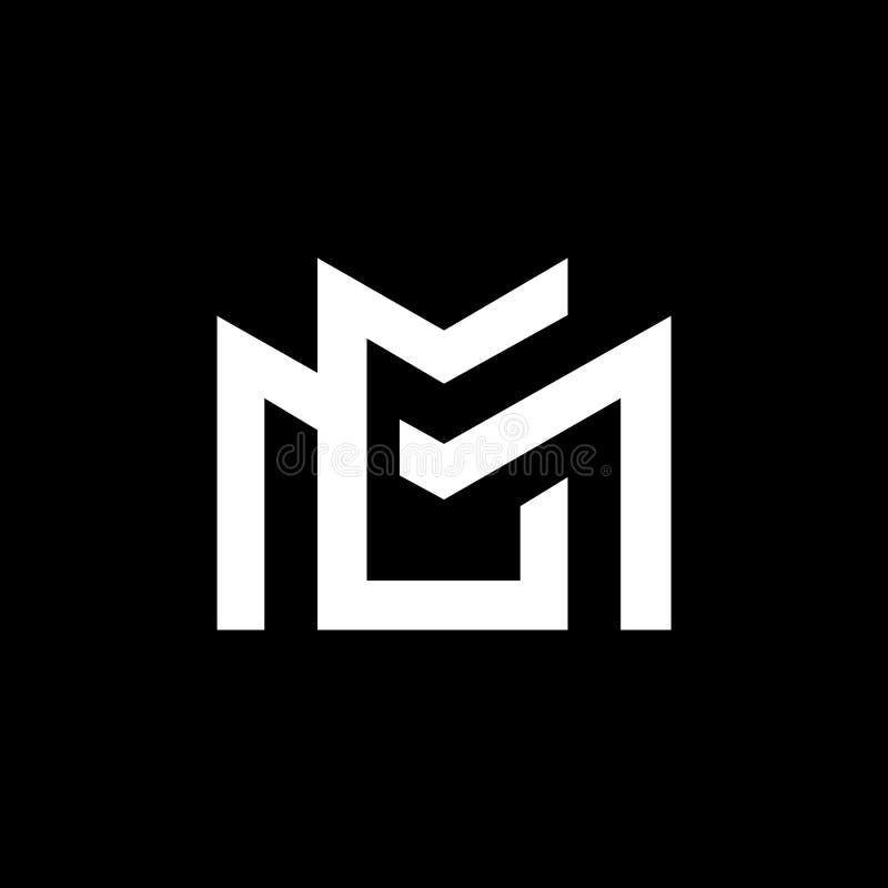 MG Letter Logo Design. Initial Letters MG Logo Icon. Abstract Letter MG ...