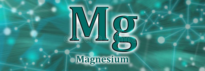 Mg Symbol. Magnesium Chemical Element Stock Illustration - Illustration ...