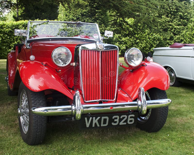 Mg tf 1955 editorial stock image. Image of brodsworth - 15064169