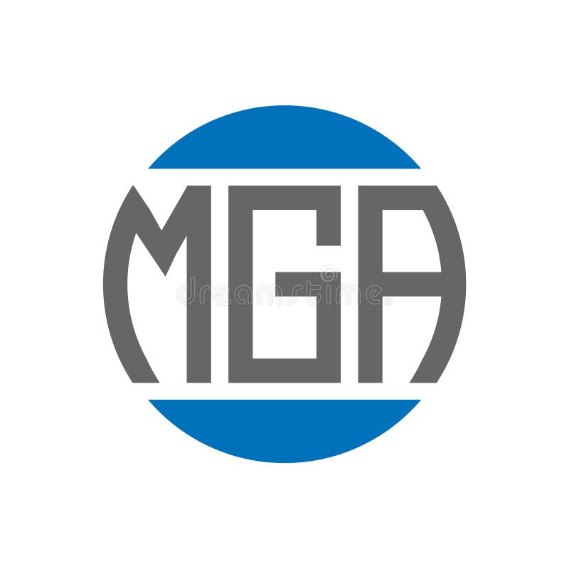 MGA Letter Logo Design on White Background. MGA Creative Initials ...