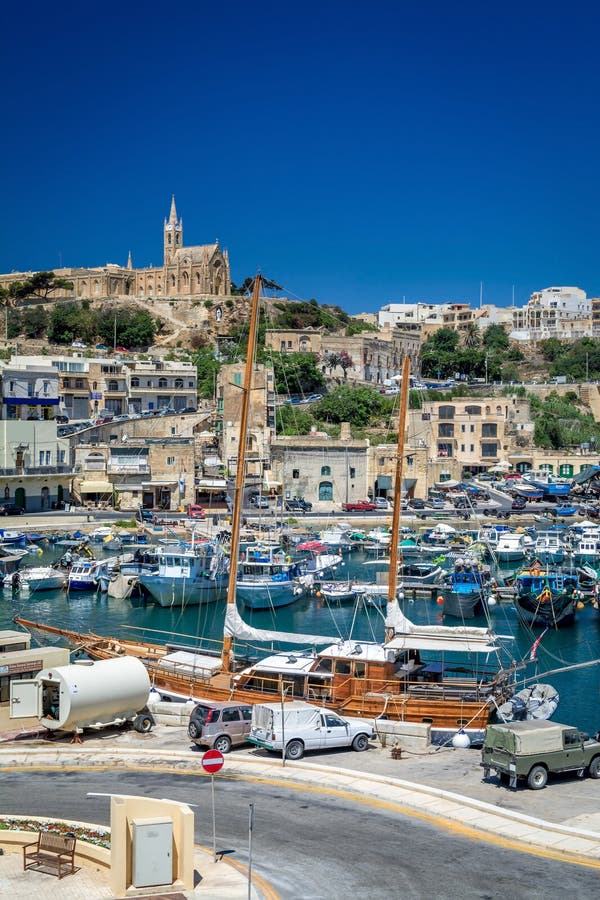 Mgarr Harbour in Gozo, Malta Stock Photo - Image of port, island: 124404596