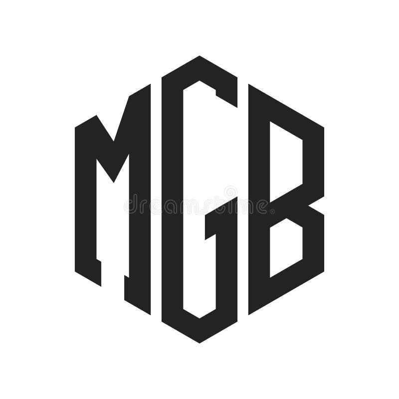 MGB Logo Design. Initial Letter MGB Monogram Logo Using Hexagon Shape ...
