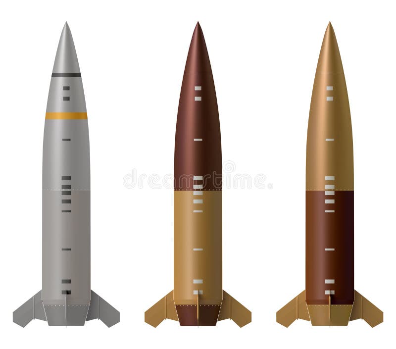 MGM-140 ATACMS Tactical Ballistic Missile Stock Vector - Illustration ...