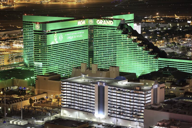MGM Grand Casino and Hotel editorial image. Image of garden - 28880330