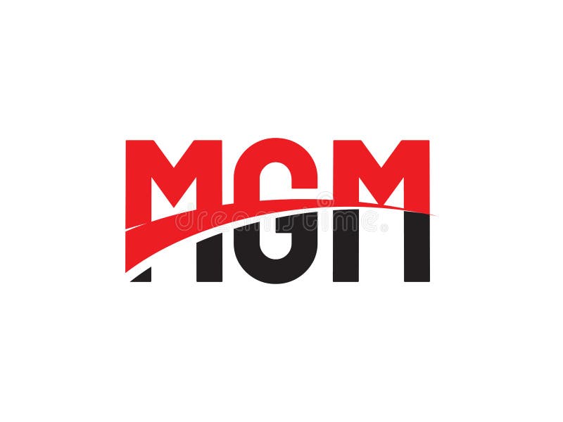 MGM Letter Initial Logo Design Stock Vector - Illustration of emblem ...