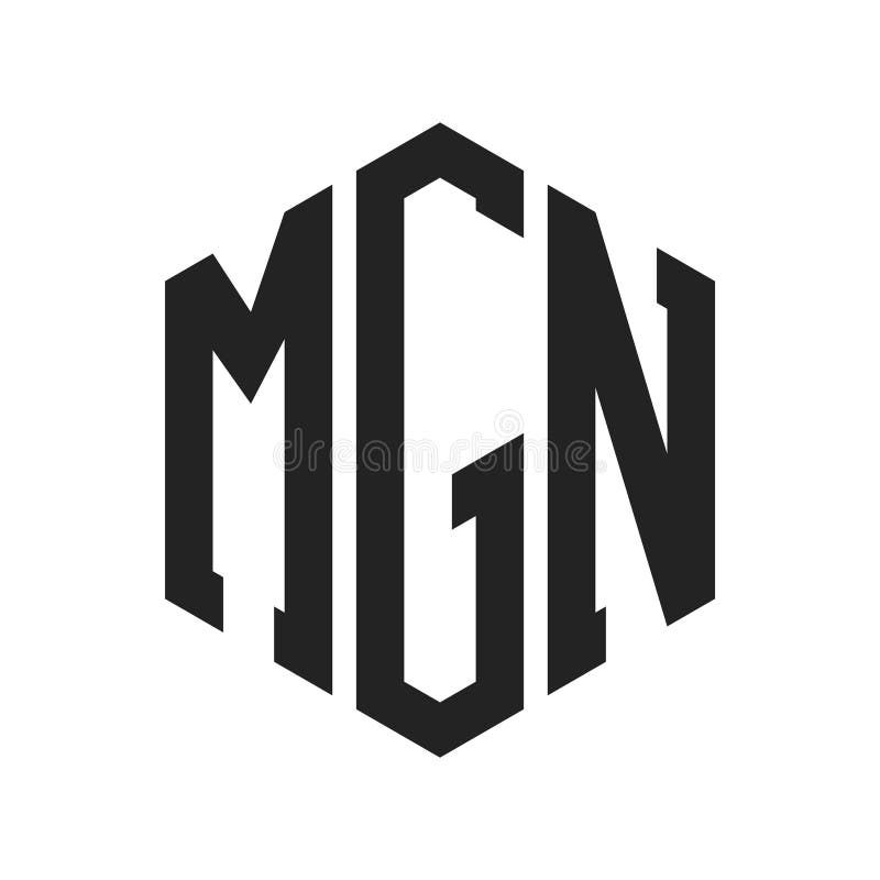 MGN Logo Design. Initial Letter MGN Monogram Logo Using Hexagon Shape ...