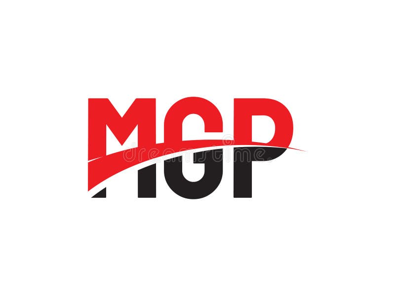 MGP Letter Initial Logo Design Stock Vector - Illustration of sign ...