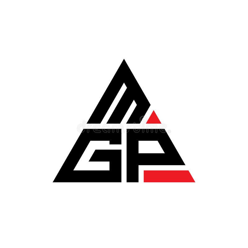MGP Triangle Letter Logo Design with Triangle Shape. MGP Triangle Logo ...