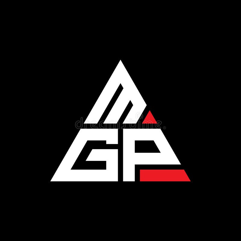MGP Triangle Letter Logo Design with Triangle Shape. MGP Triangle Logo ...